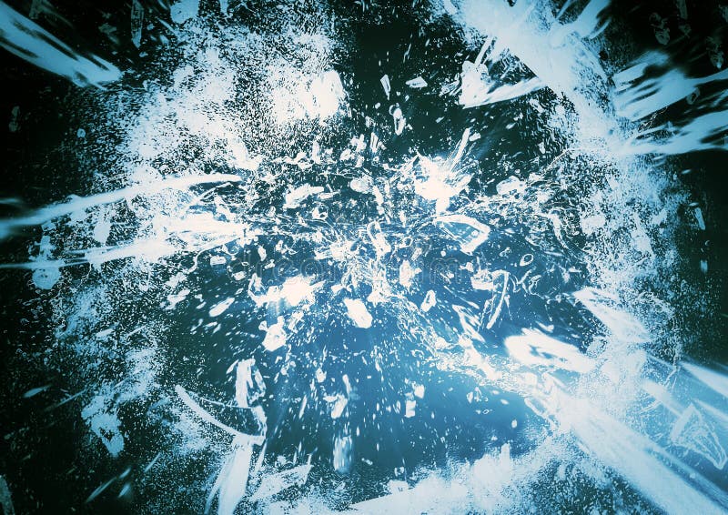 Abstract Background with Shards of Ice Stock Photo - Image of shatter ...