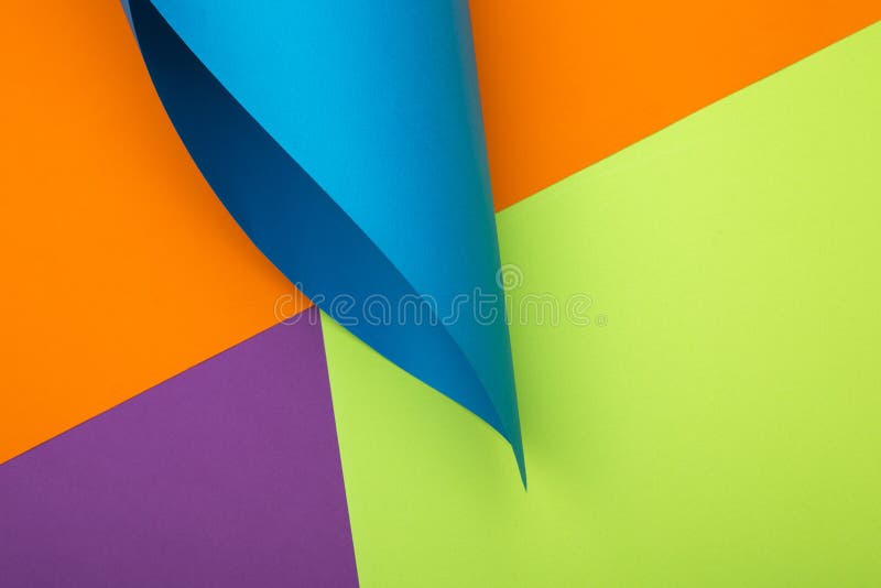 Abstract Background of Sheets of Colored Paper Stock Image - Image of ...