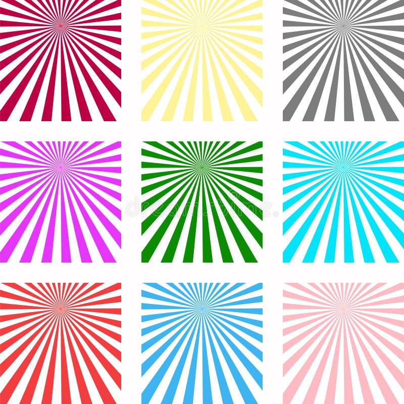 Abstract Background of the Shining Sun-rays. Stock Vector ...