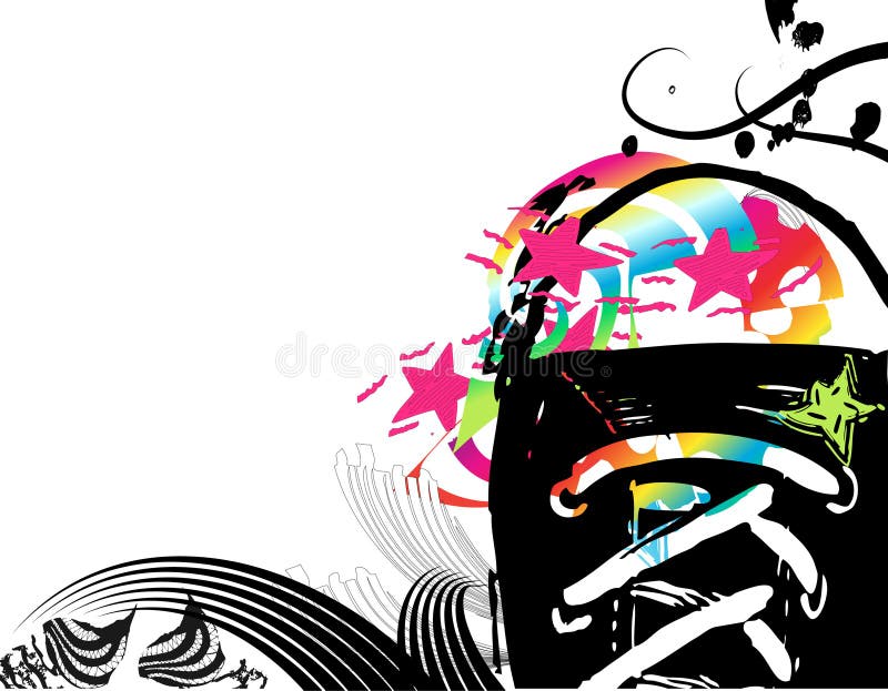 Abstract Background with Shoes Stock Vector - Illustration of cool ...