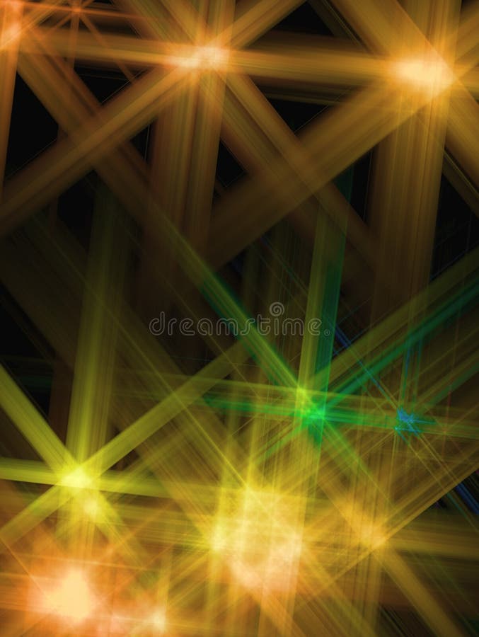 Abstract Background with a Shone Yellow Star Stock Illustration ...