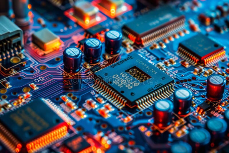 Abstract Background Showcasing it Technology, Illustrating Complexity ...