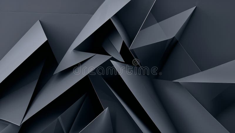 Abstract Background Showing Gray Triangles Creating Modern Design Stock ...