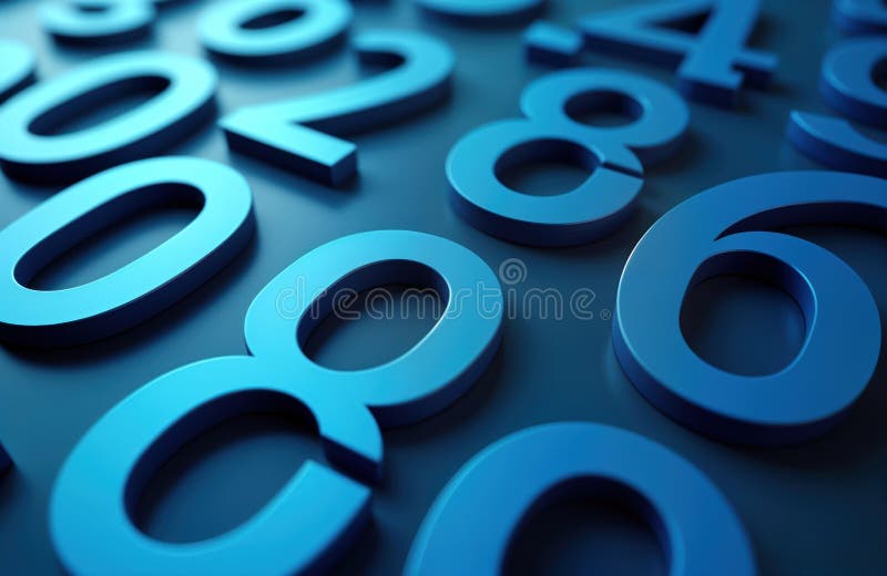 Numbers Design Mathematics Background Stock Illustrations – 8,854 ...