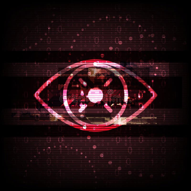 Abstract Background Signal Failure Security Concept Illustration Stock ...