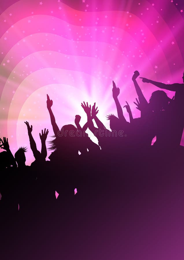 Abstract party crowd stock vector. Illustration of people - 97880755