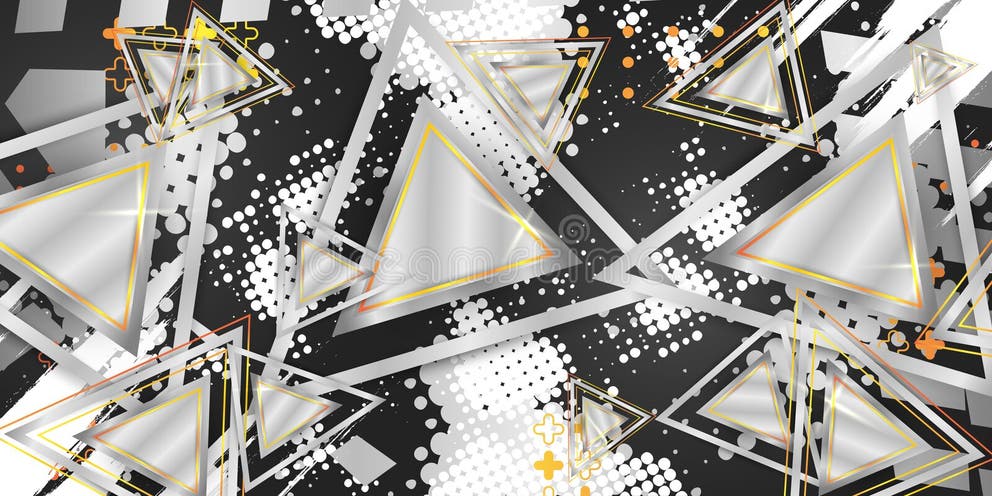 Abstract Background with Silver Metallic Color Stock Vector ...