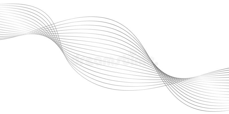 Abstract Background with Silver Waves for Banner. Medium Banner Size ...