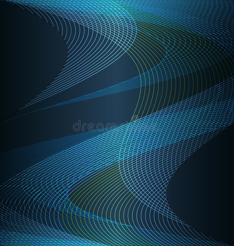 Abstract Background with Simple Line Elements Stock Illustration ...