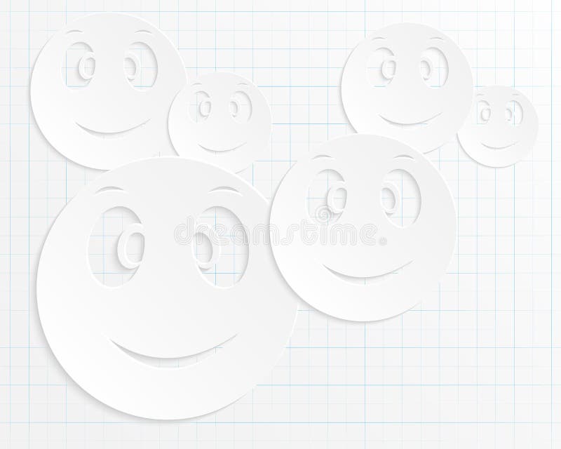 Abstract Background of Smiles Stock Vector - Illustration of school ...