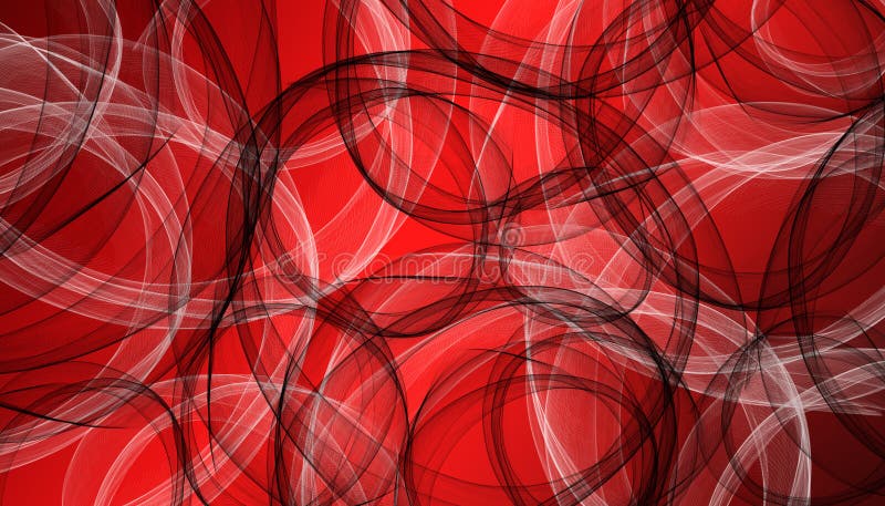 Abstract Background with Smoke Rings. Geometric Pattern Stock ...