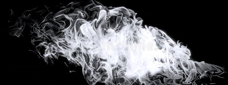 Abstract Background of Smoke Billowing in the Dark Stock Photo - Image ...