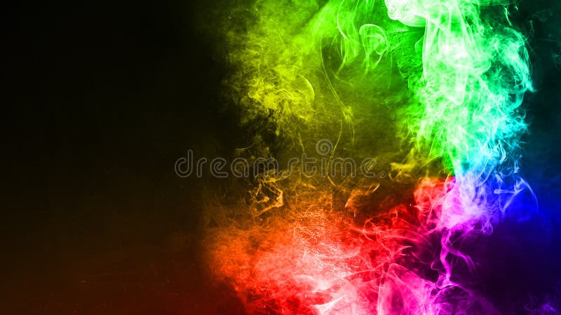 Abstract Background of Smoke Billowing in the Dark Stock Photo - Image ...