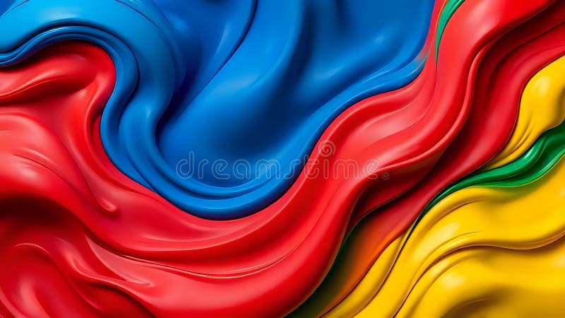 Abstract Background with Smooth, Flowing Textures Resembling Liquid or ...
