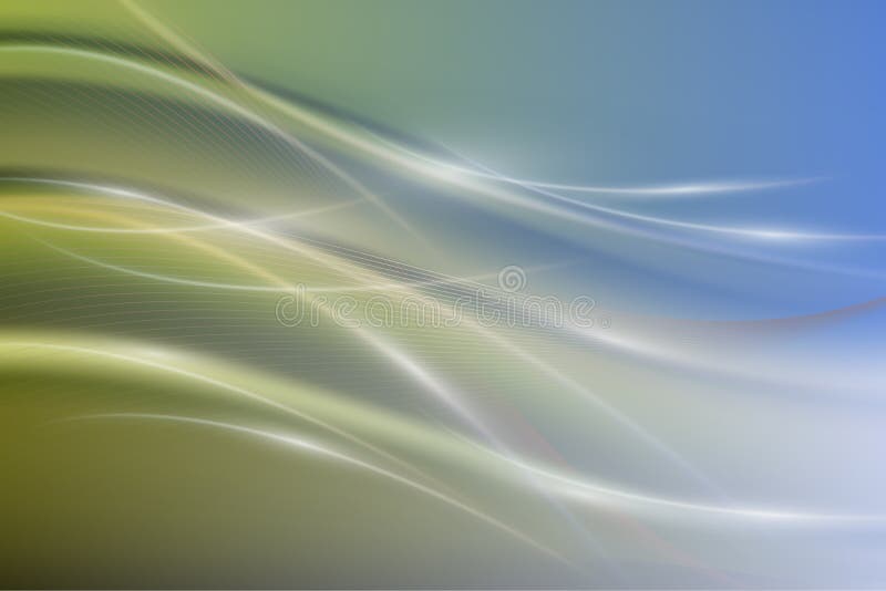 Abstract Background with Smooth Lines and Flashes of Light, Copyspace ...