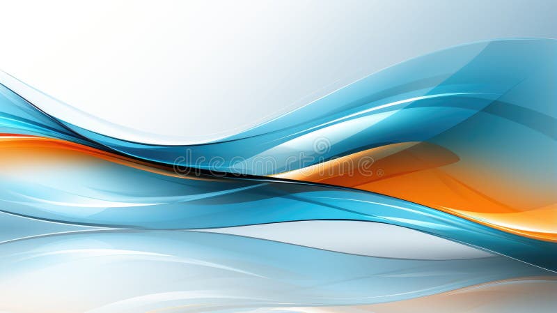 Abstract Smooth Waves and Shiny Curves Stock Illustration - Illustration of science, flowing ...