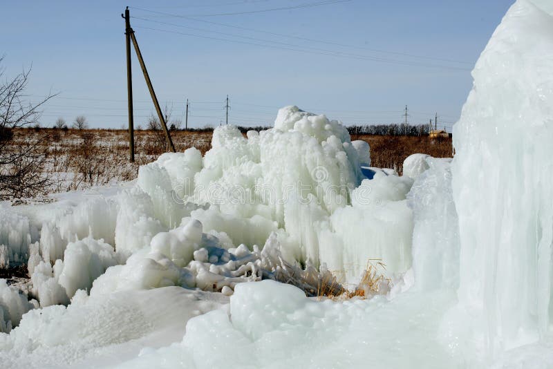 Abstract Background of Snow and Ice Stock Image - Image of abstract ...