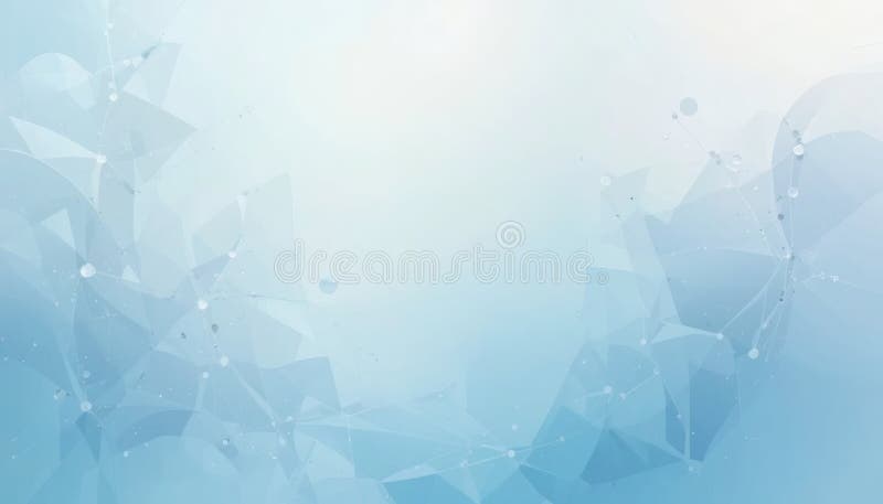 Abstract Background with Soft Blue and White Hues, Featuring Geometric ...