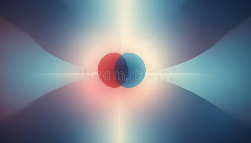 Abstract Background with a Soft, Blurred, and Glowing Effect. Two ...