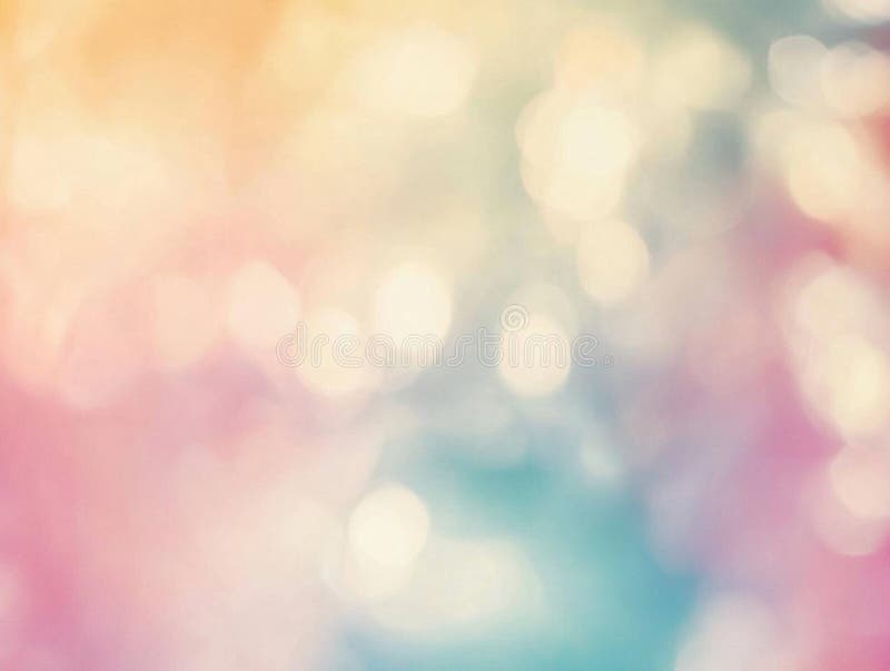 Abstract Background with Soft Blurred Lights and Dreamy Colors, Perfect ...