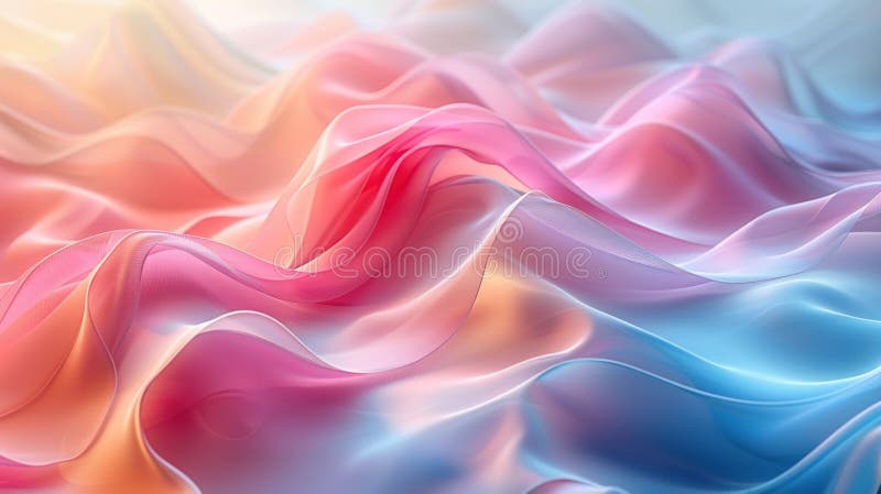 Abstract Background with Soft Gradients of Pastel Colors Stock Illustration - Illustration of ...