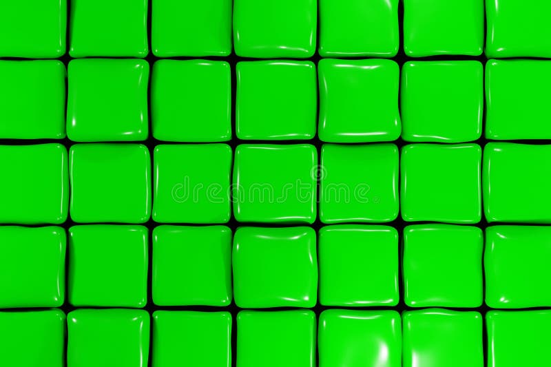 Abstract Background with Soft Green Cubes. Jelly Green Cubes Background ...