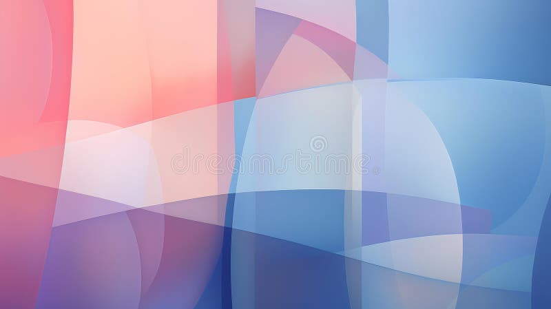 Abstract Background of Soft Pastel Layers and Translucent Shapes Stock ...