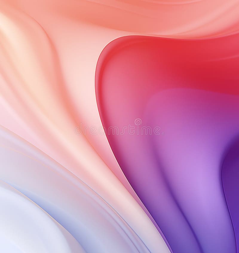 Abstract Background with Soft Pastel Waves. Gradient Colors. for ...