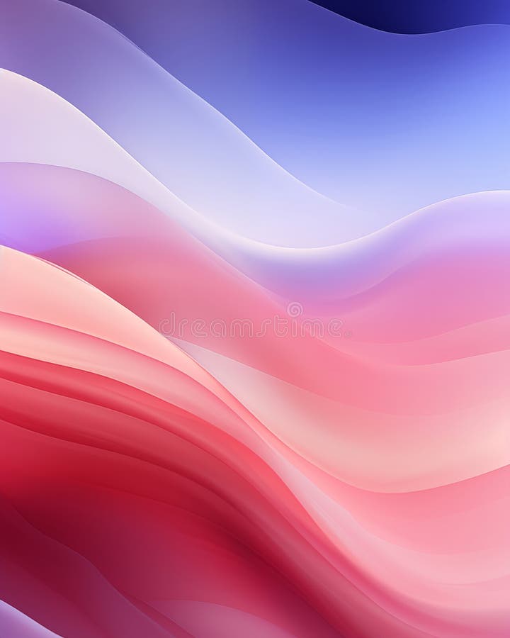 Abstract Background with Soft Pastel Waves. Gradient Colors. for ...