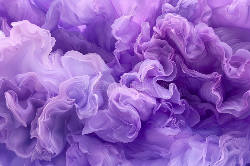 Abstract Background, Soft Purple Fabric, Delicate Texture, Wavy Pattern ...