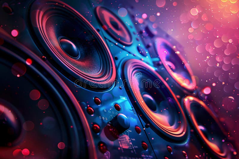 Loud Speakers Wallpaper Stock Illustrations – 296 Loud Speakers ...