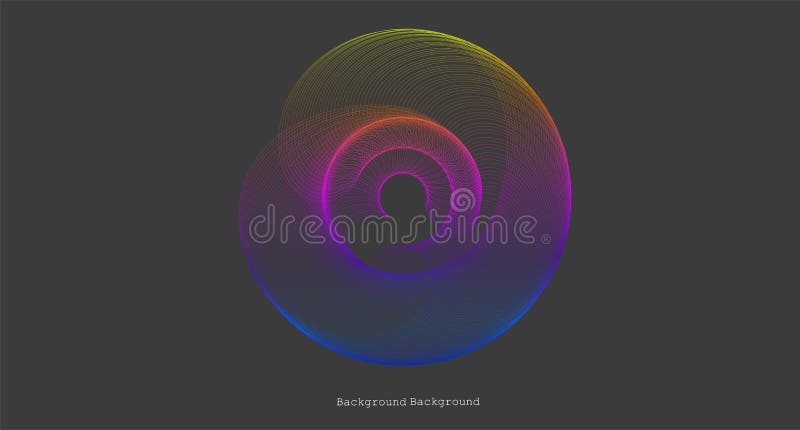 Abstract Background. Space Background with a Linear Swirl. Stock Vector ...