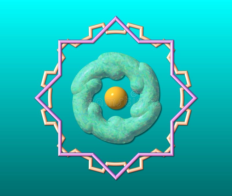 Abstract Background With Sphere Picture. Image: 5095593