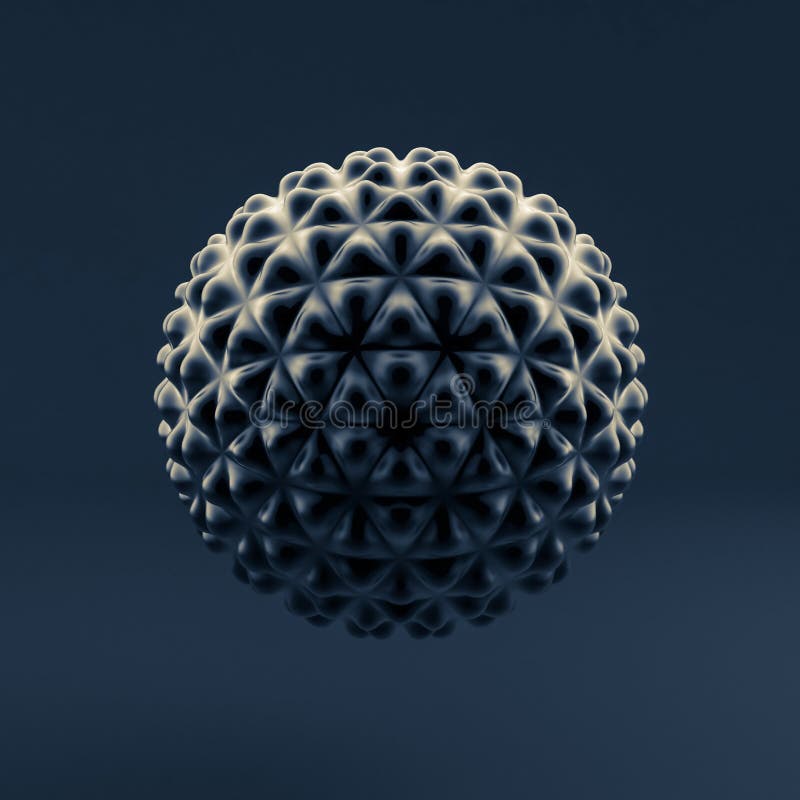 Abstract Background, Sphere, Form. 3d Illustration, 3d Rendering Stock ...