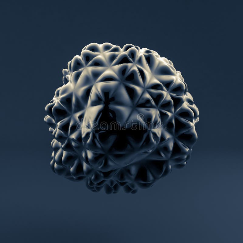 Abstract Background, Sphere, Form. 3d Illustration, 3d Rendering Stock ...