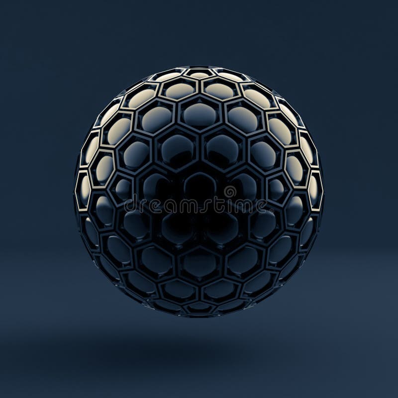 Abstract Background, Sphere, Form. 3d Illustration, 3d Rendering Stock ...