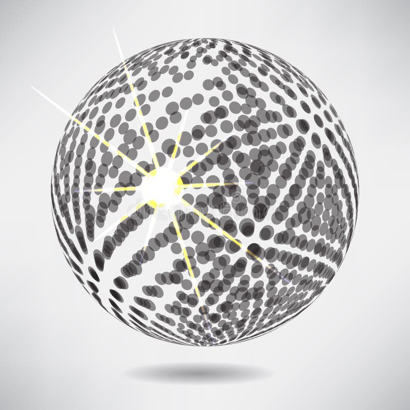 Abstract Background with Sphere on Theme Digital Technology Stock ...