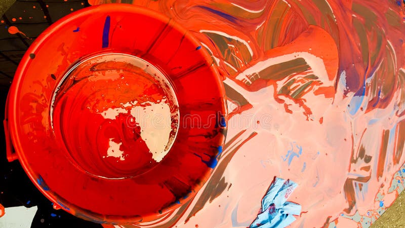 Spilled Paints Splash Pouring Bucket Stock Illustrations – 9 Spilled ...