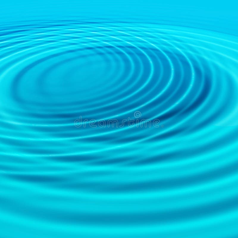 Rings of a water ripple stock illustration. Illustration of raindrop ...