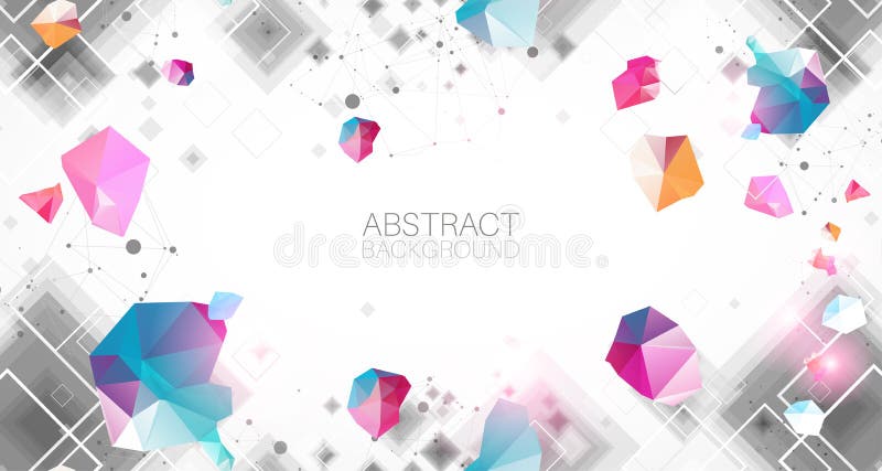 Abstract Background with Square Pattern. Stock Vector - Illustration of ...