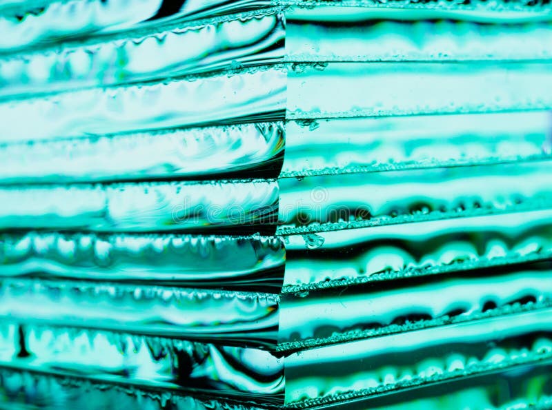 Abstract Background With Stack Of Glass Sheets. Luminous Texture ...