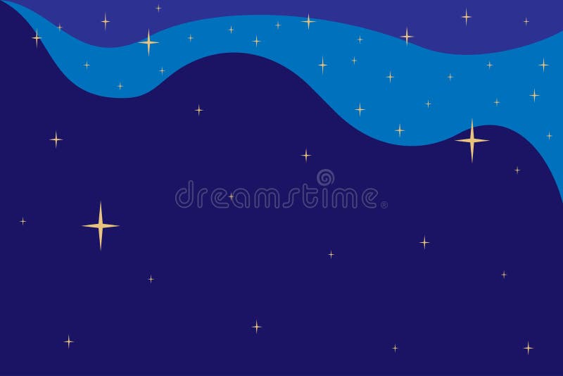 Abstract Background with Starry Sky Stock Vector - Illustration of ...