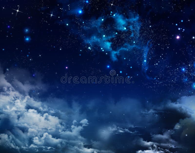 Abstract Background Starry Sky Stock Photo - Image of holiday, distant ...
