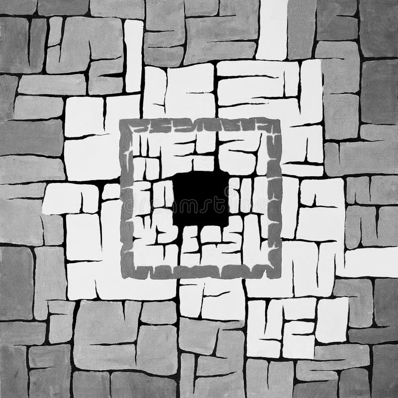 Abstract Background with Stone Texture. Hand Drawn Illustration Stock ...