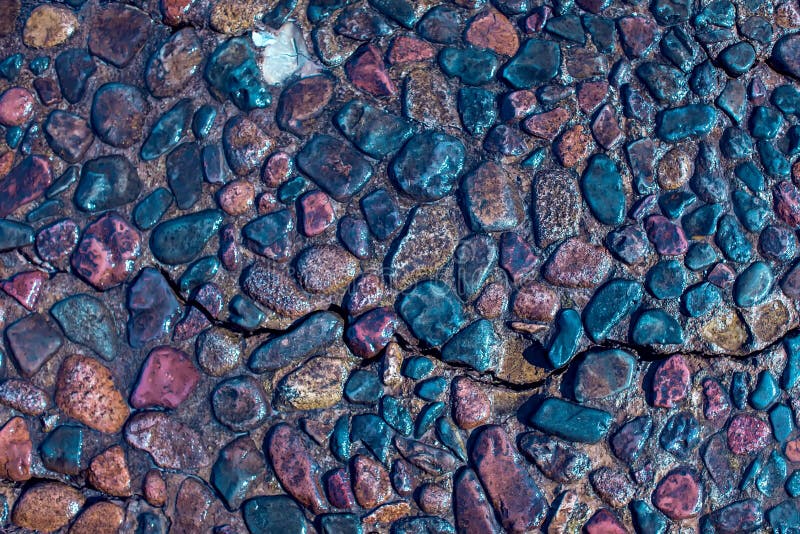 Abstract Background with Stones. Small Pebble Rock Background Texture ...