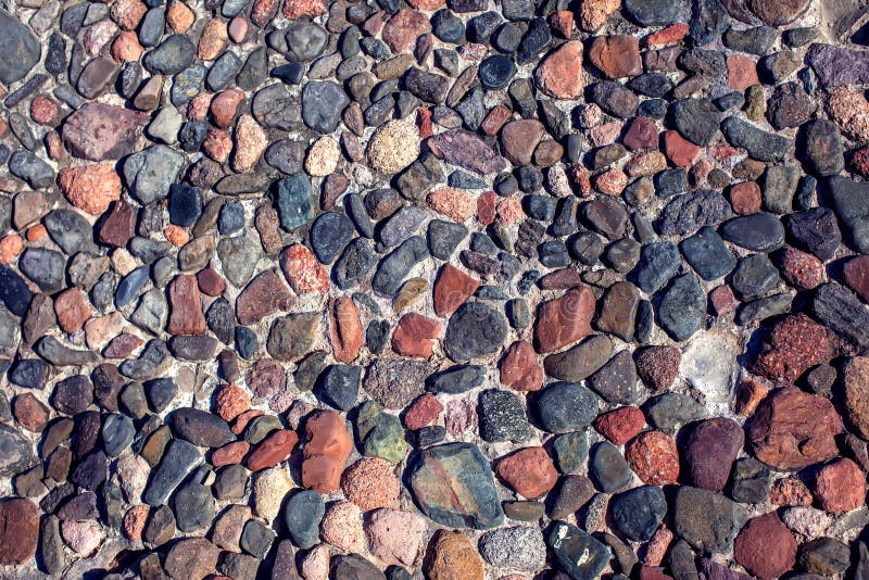 Abstract Background with Stones. Small Pebble Rock Background Texture ...