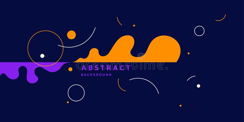 Abstract Background with Straight Lines, Splashes and Geometric Objects ...