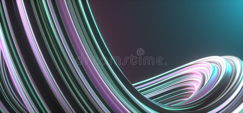 Abstract Background of Striped Moving Lines Wallpaper. 3d Render Stock ...