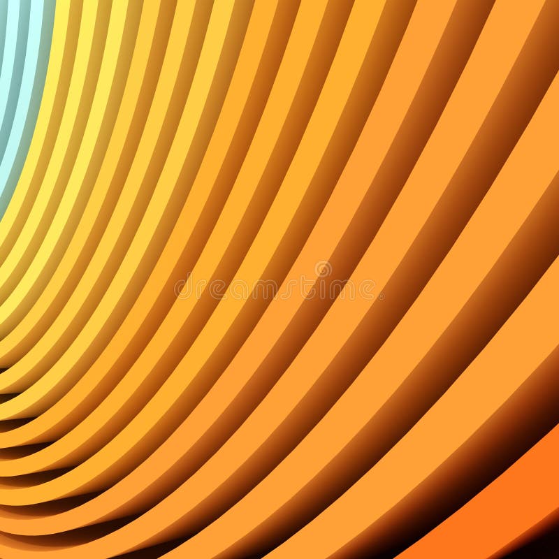 Abstract Background with Stripes or Curved Lines. 3D Render Stock ...