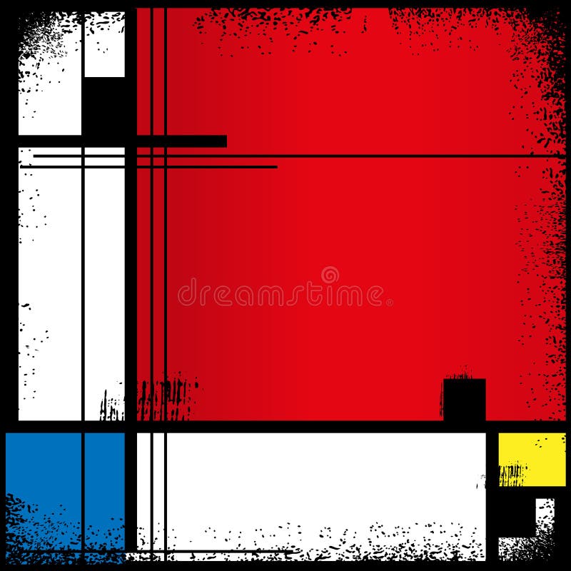 Abstract Cubism Red Blue Yellow Stock Illustrations – 552 Abstract ...